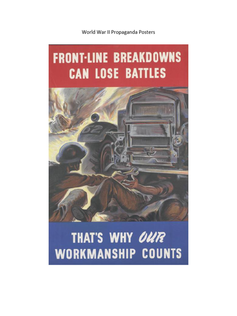 WWII Propaganda Poster Insights | PDF | Politics