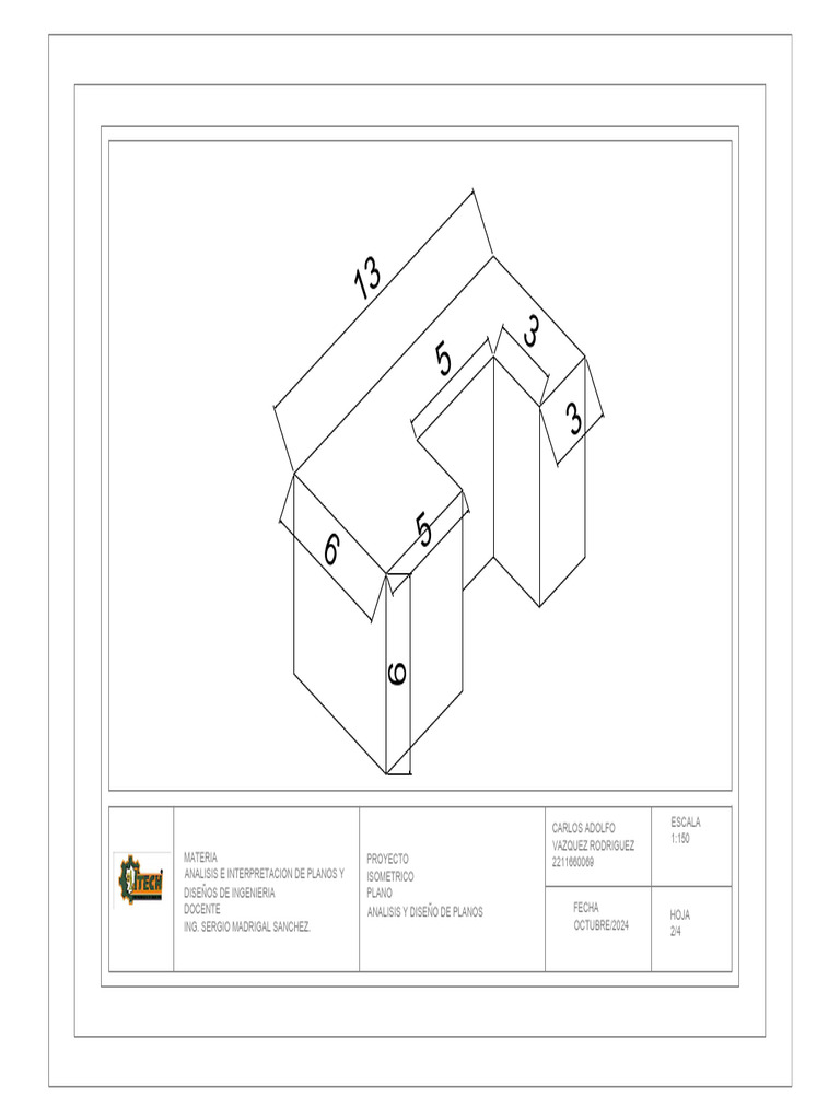 Isometrico Carlos Adolfo - Model | PDF