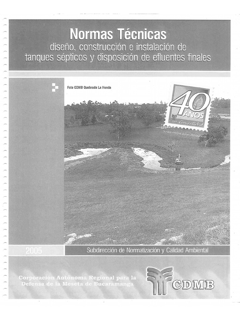 Cartilla Pozo Septico CDMB | PDF