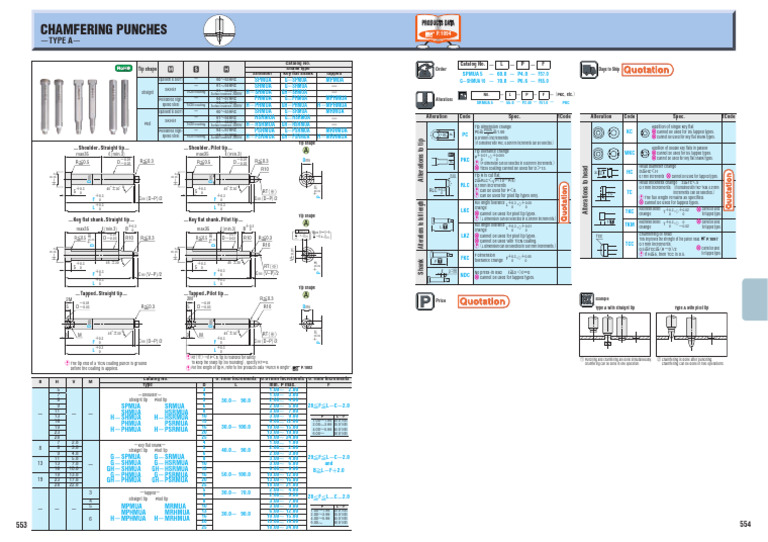 Chamfer Punch | PDF | Industrial Processes