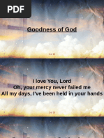 Goodness of God Lyrics | PDF