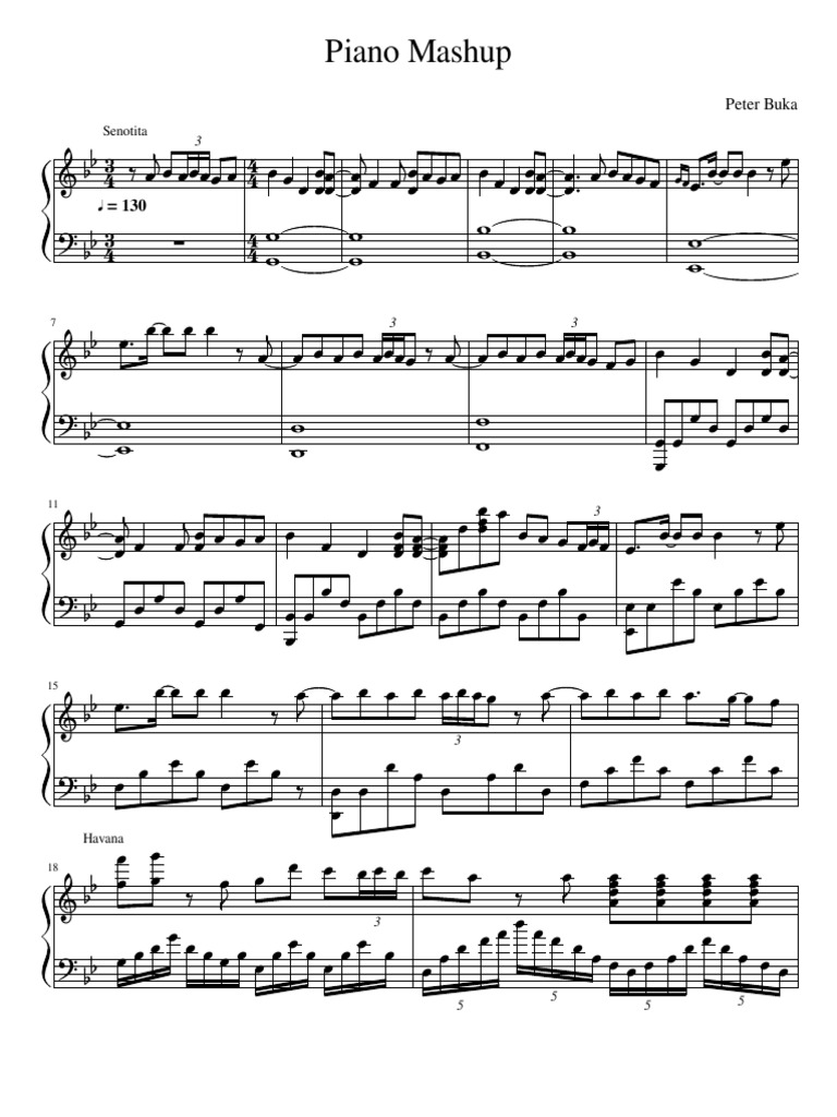Piano Mashup | PDF