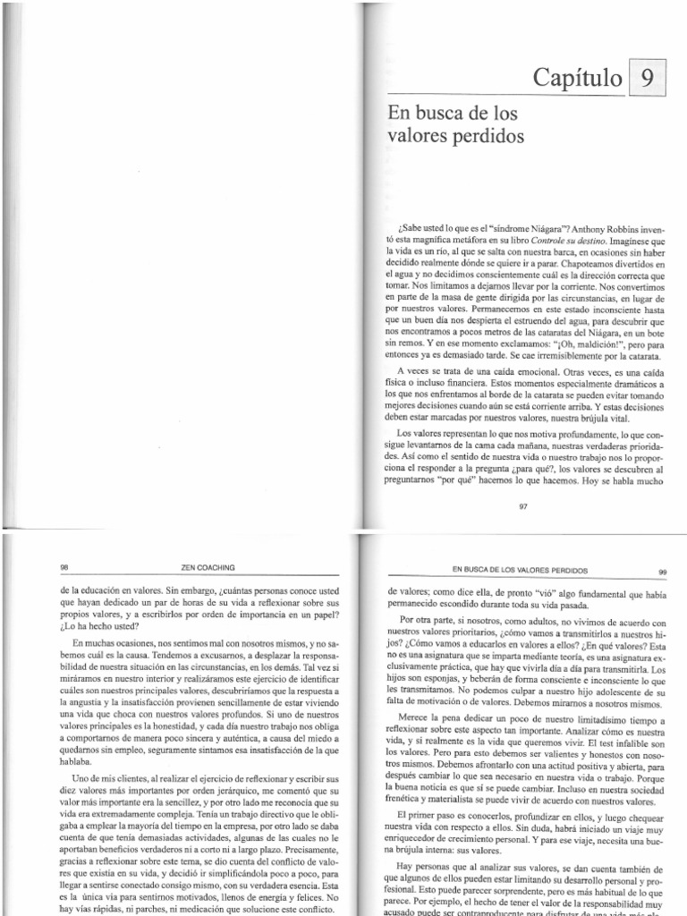 En Busca de Los Valores Perdidos. Carril | PDF
