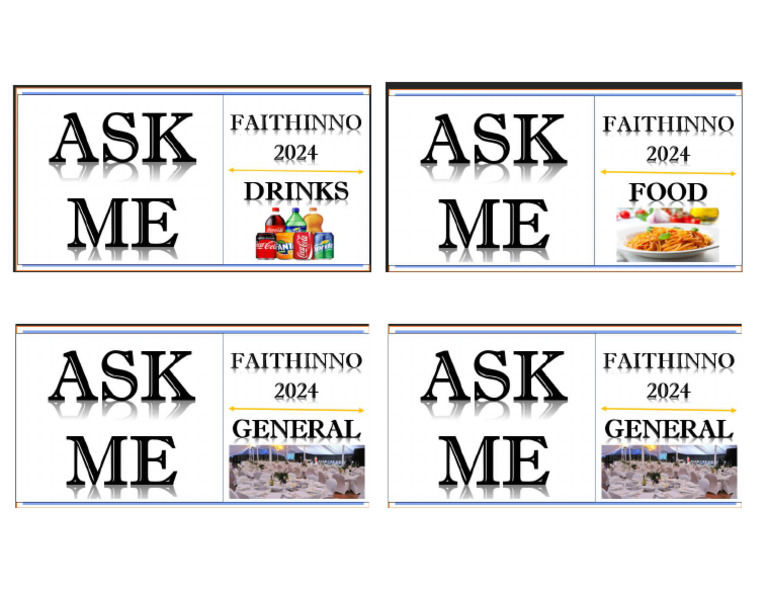 Ask Me Badge | PDF