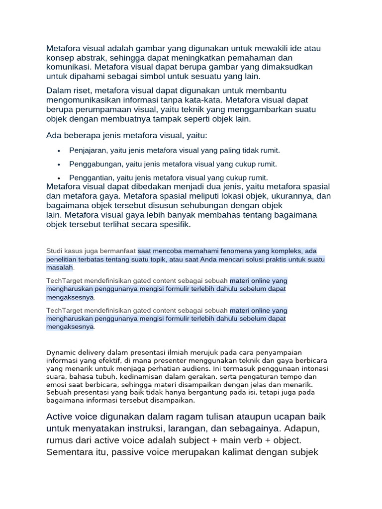 Metafora Visual Adalah | PDF