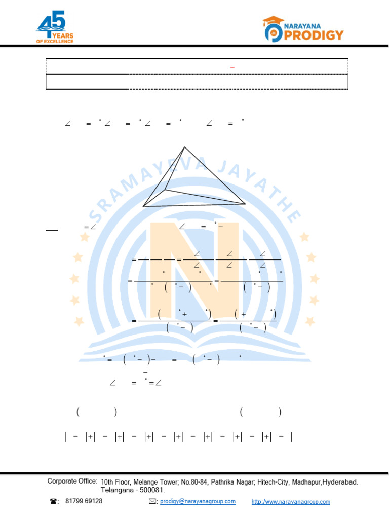 RMO Mock Test Solutions | PDF | Elementary Mathematics | Elementary ...
