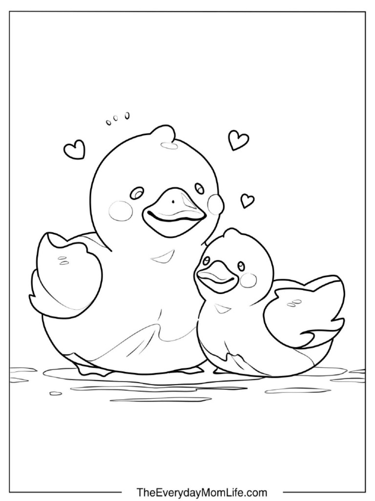 Mother Duck and Duckling | PDF