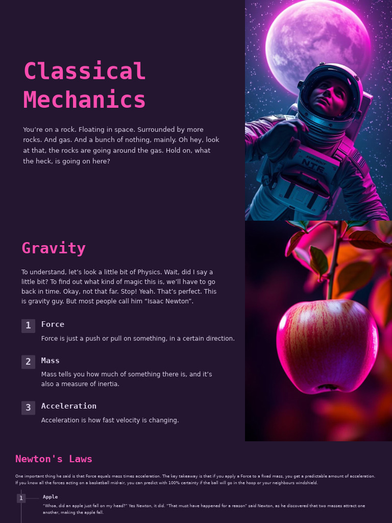 Understanding Classical Mechanics Basics | PDF | Electric Field | Orbit