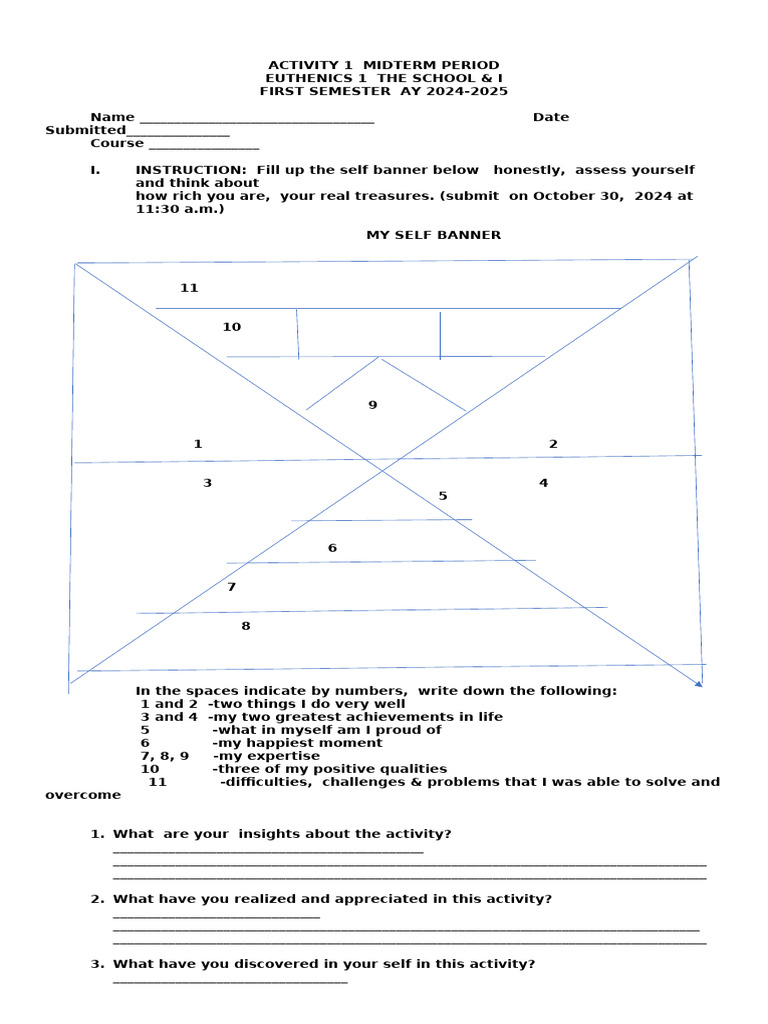 Act. 1 Eu 1 Midterm 2 | PDF | Cognition | Cognitive Science