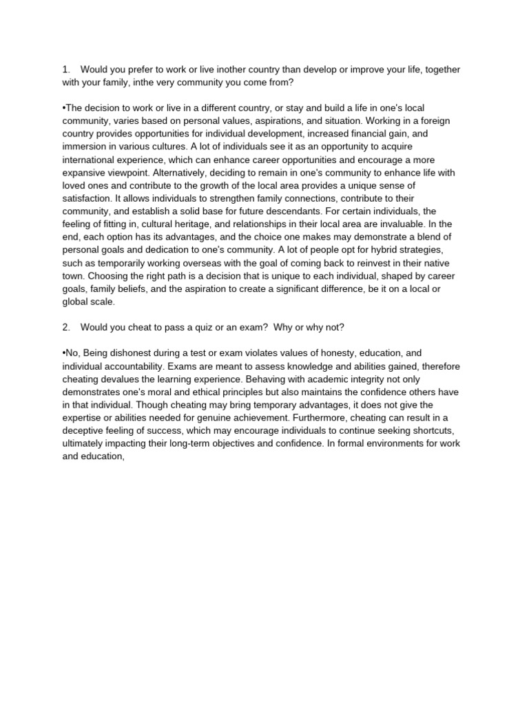 Midterm Activity #2 | PDF | Career & Growth | Lifestyle