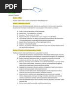 Philippine Sanitation Code Overview | PDF | Home & Garden