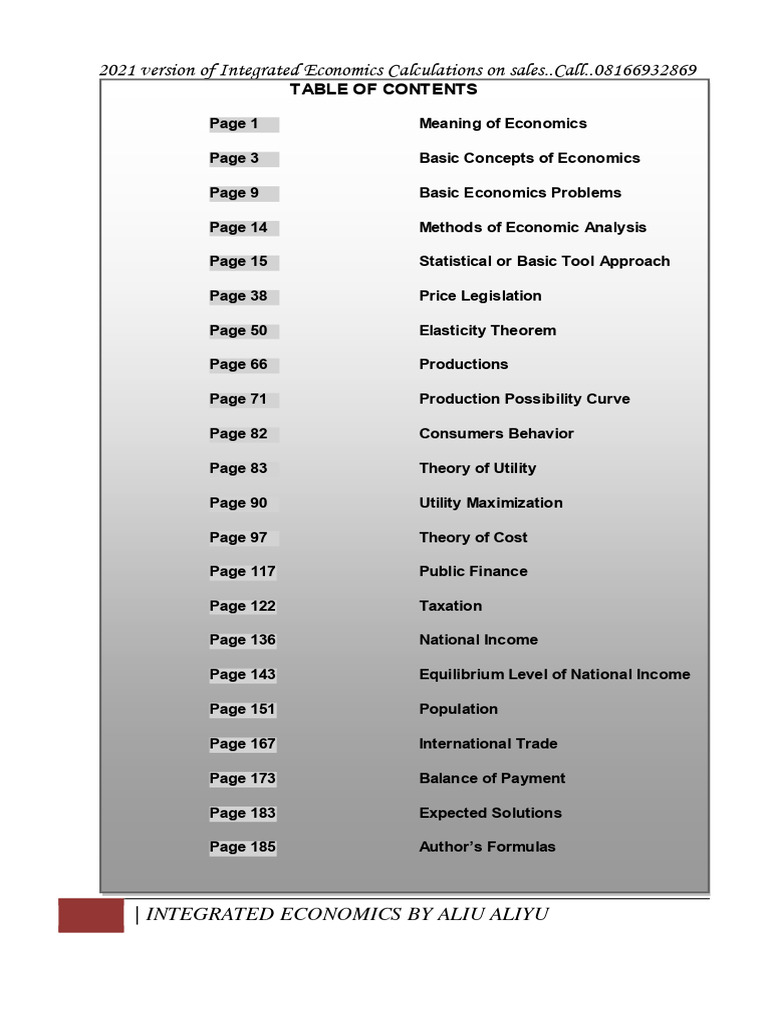 Integrated Economics Calculations 2 | PDF | Demand | Economics