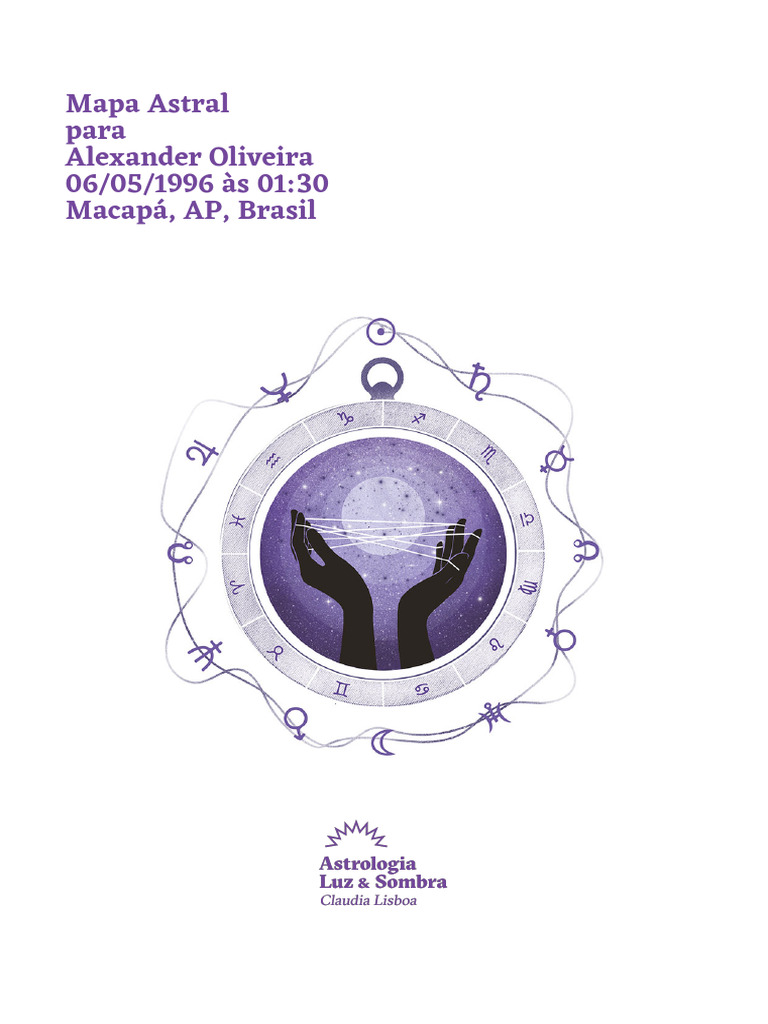 Mapa Astral Digitalizado - Alexander Oliveira | PDF | Amor | Aprendizado