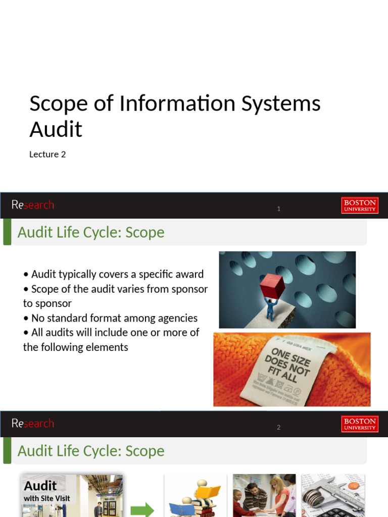 Lect 2 - Audit Scope 13092024 083835pm | PDF | Audit | Expense