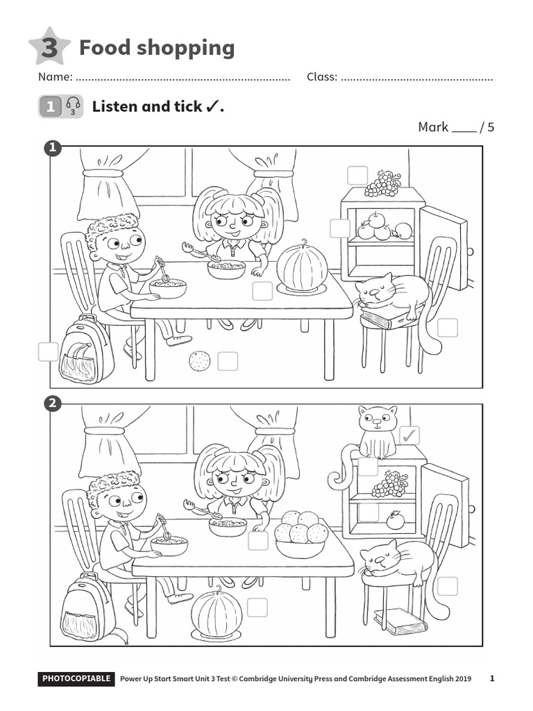 Power Up Smart Start Online Tests Unit 3 | PDF