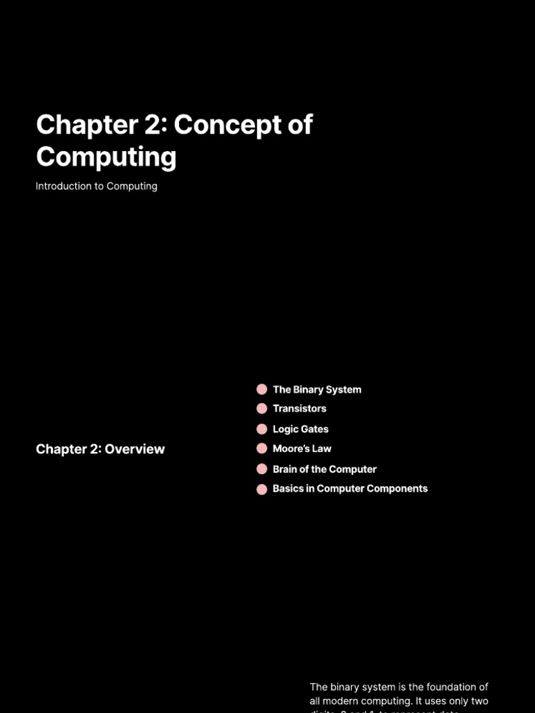 Chapter 2 Concept of Computing | PDF | Liquid Crystal Display | Solid State Drive