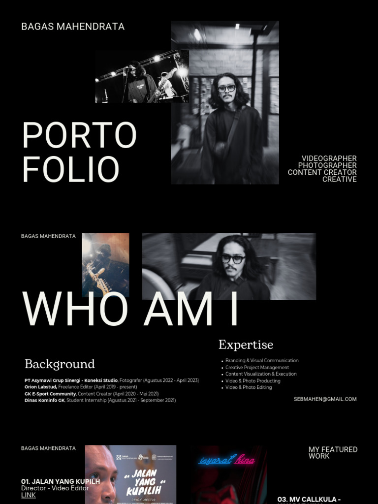 Contoh Portofolio Kreatif | PDF