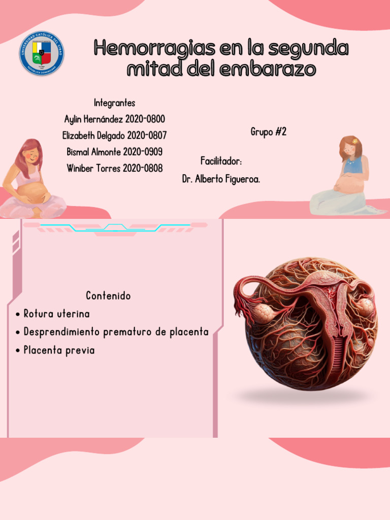 Hemorragias de La Segunda Mitad Del Embarazo | PDF | Parto prematuro ...