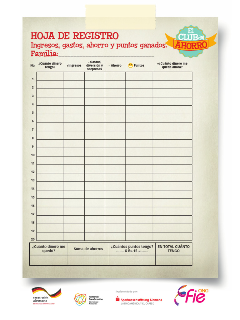 Reglas y Hoja de Registro | PDF | Higiene