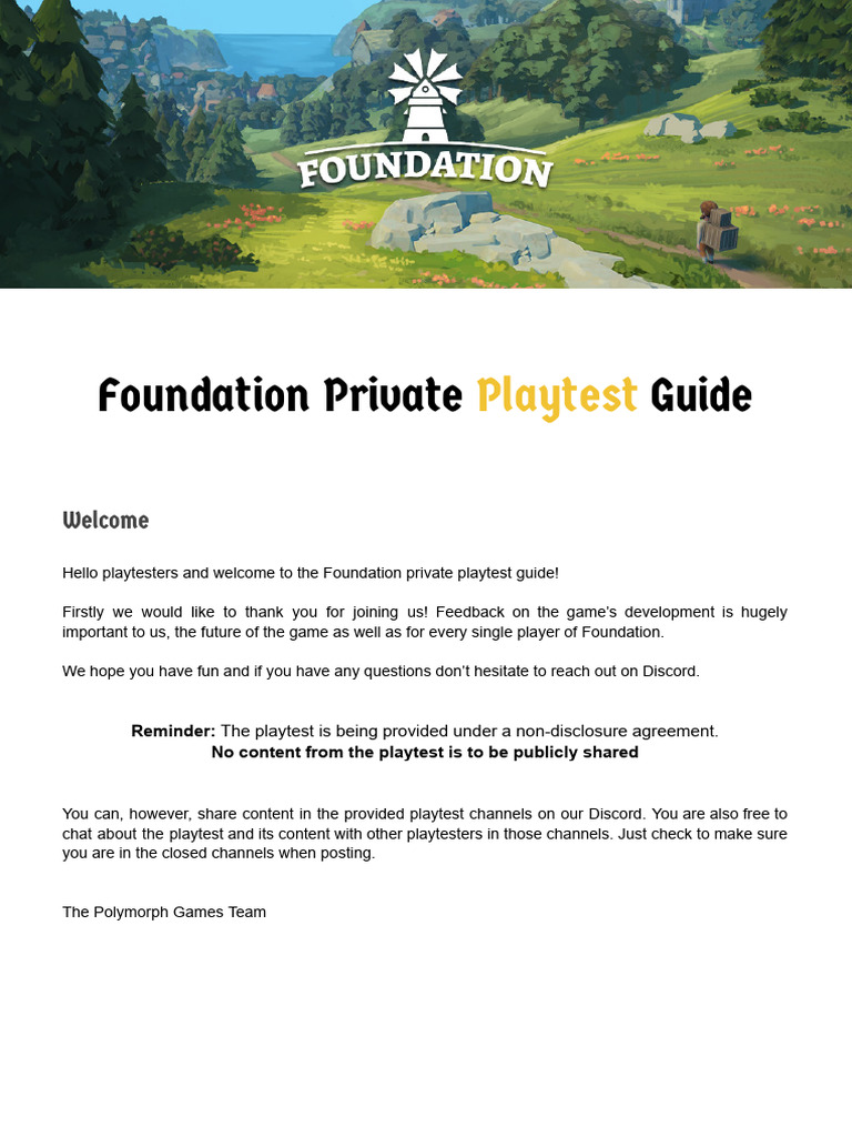 Playtest Guide-July 2024 | PDF | Computing