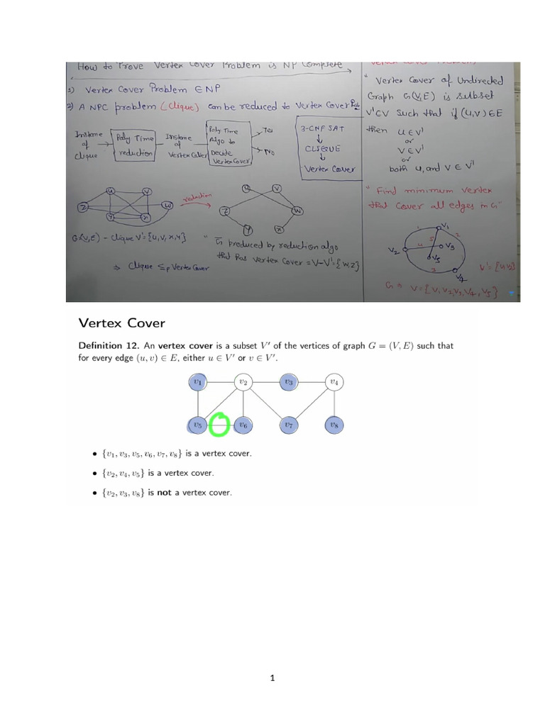 vertex coverproblem | PDF