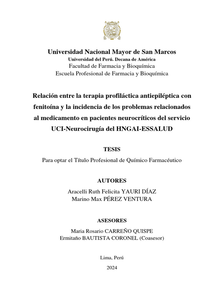 Yauri Da | PDF | Enfermedades y trastornos | Especialidades Medicas