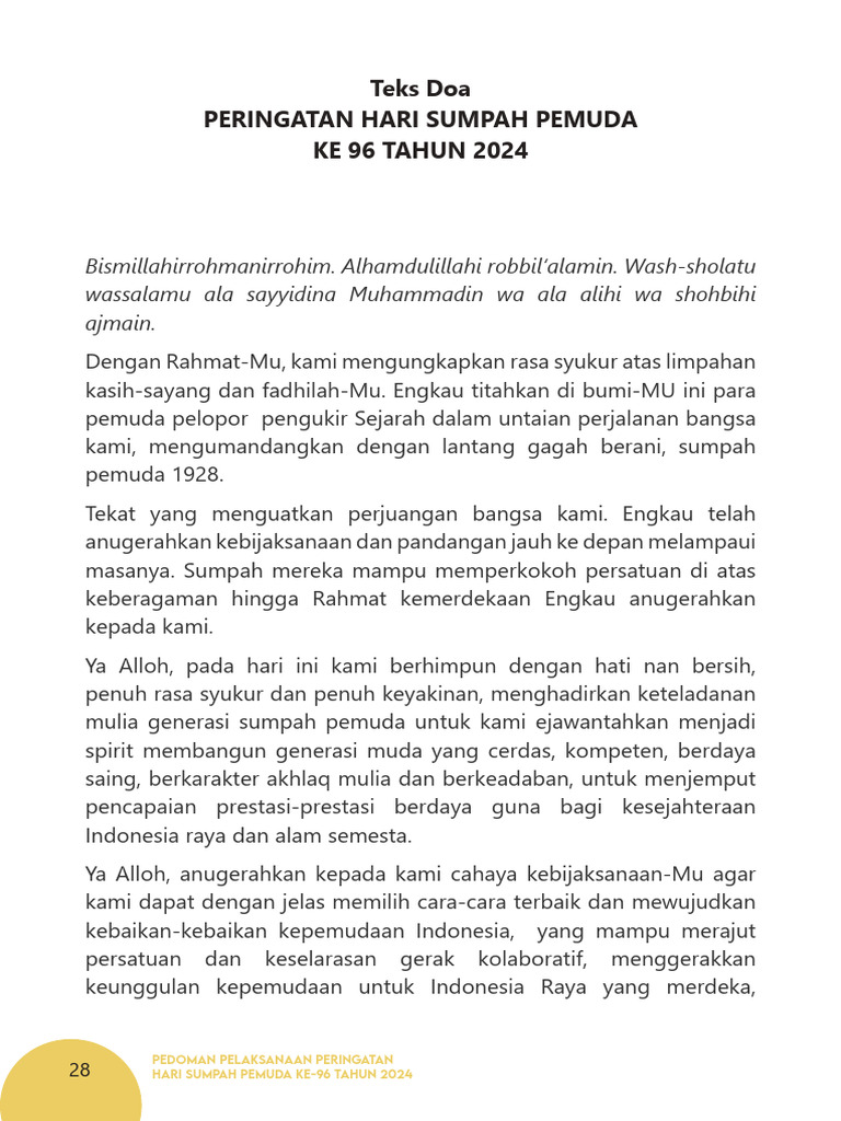 Teks Doa HSP 96 PDF | PDF