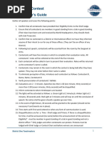 Toastmasters Speech Contest Rulebook 2025 | PDF | Ballot | Camera