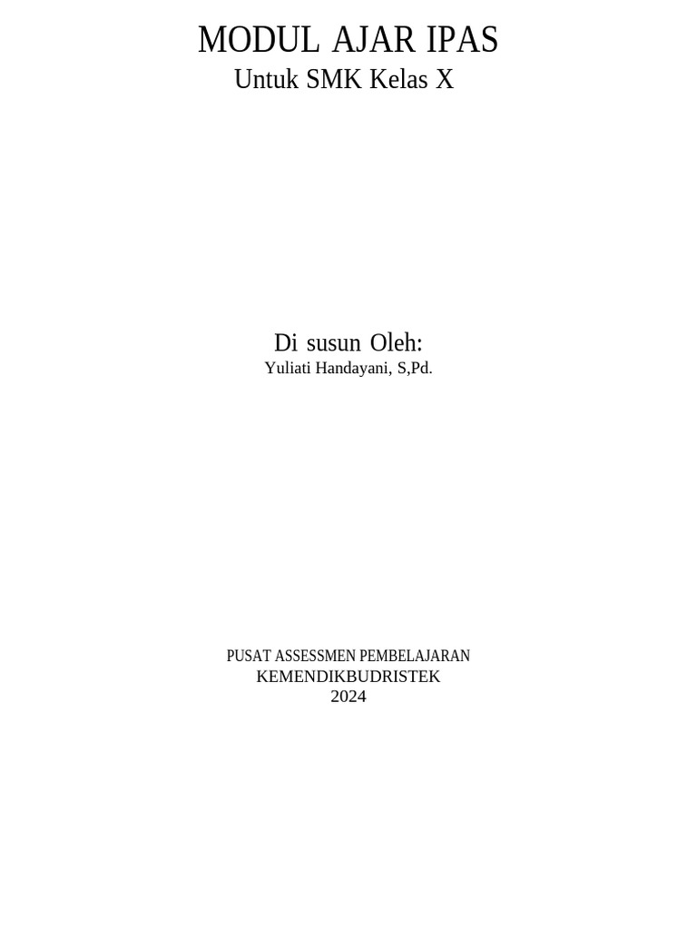 Modul-Ajar-SMK-Projek-IPAS-Kelas-X Suhu Dan Perubahannya | PDF | Ilmu Sosial | Seni