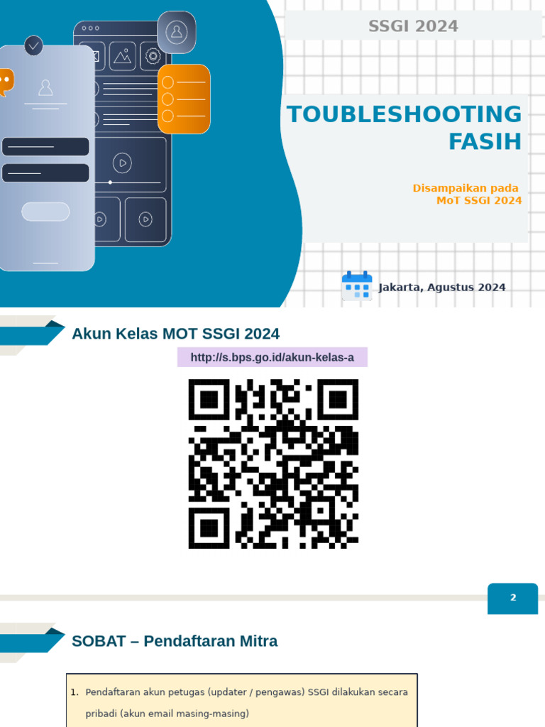 Troubleshooting Fasih SSGI 2024-BimtekTI - 280824 | PDF