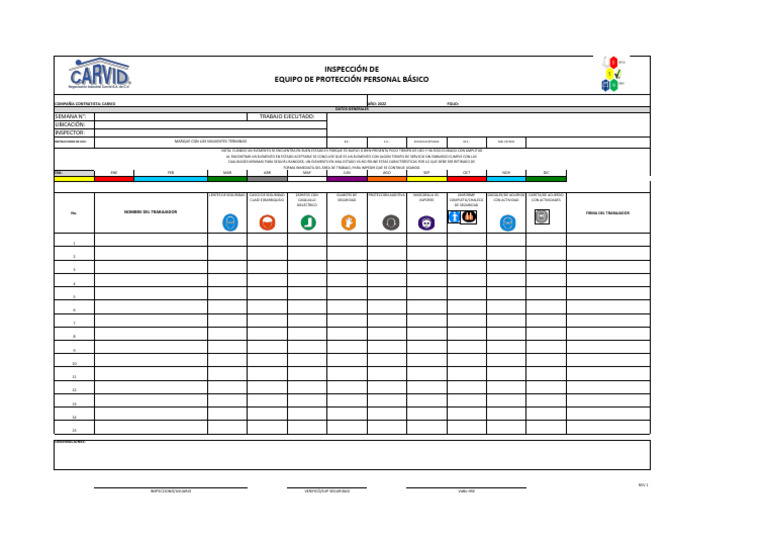 Check List Epp | PDF