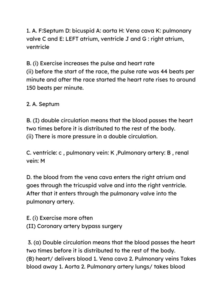 Biology Exercise (Tristan & Daffa) | PDF