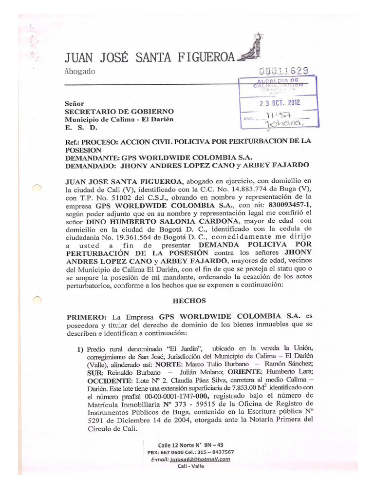 Demanda Statu Quo | PDF