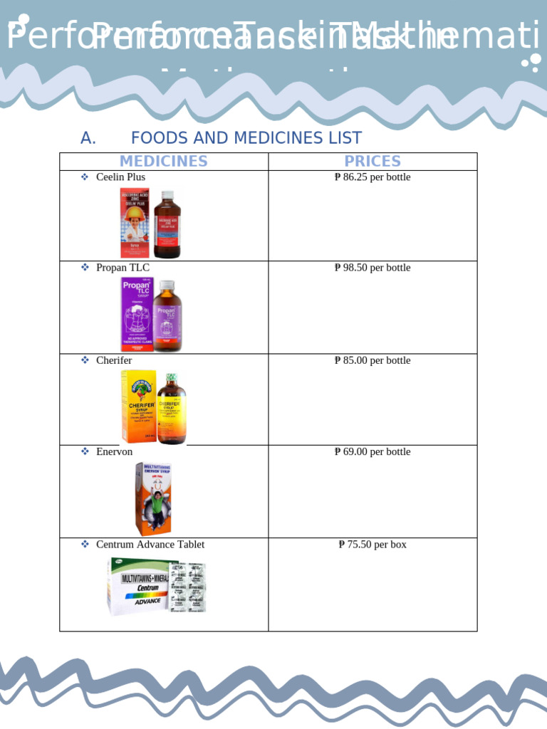 Group 3 Math PT 1 | PDF | Foods | Cuisine