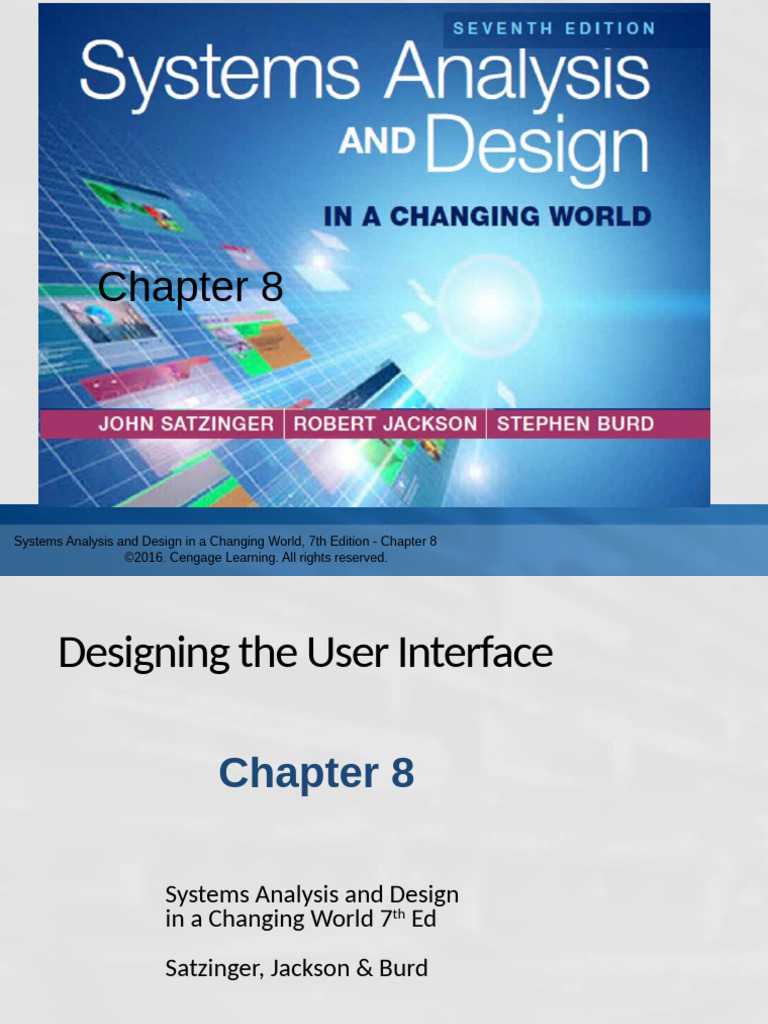 SADCW 7e Chapter09 | PDF | Graphical User Interfaces | User Interface