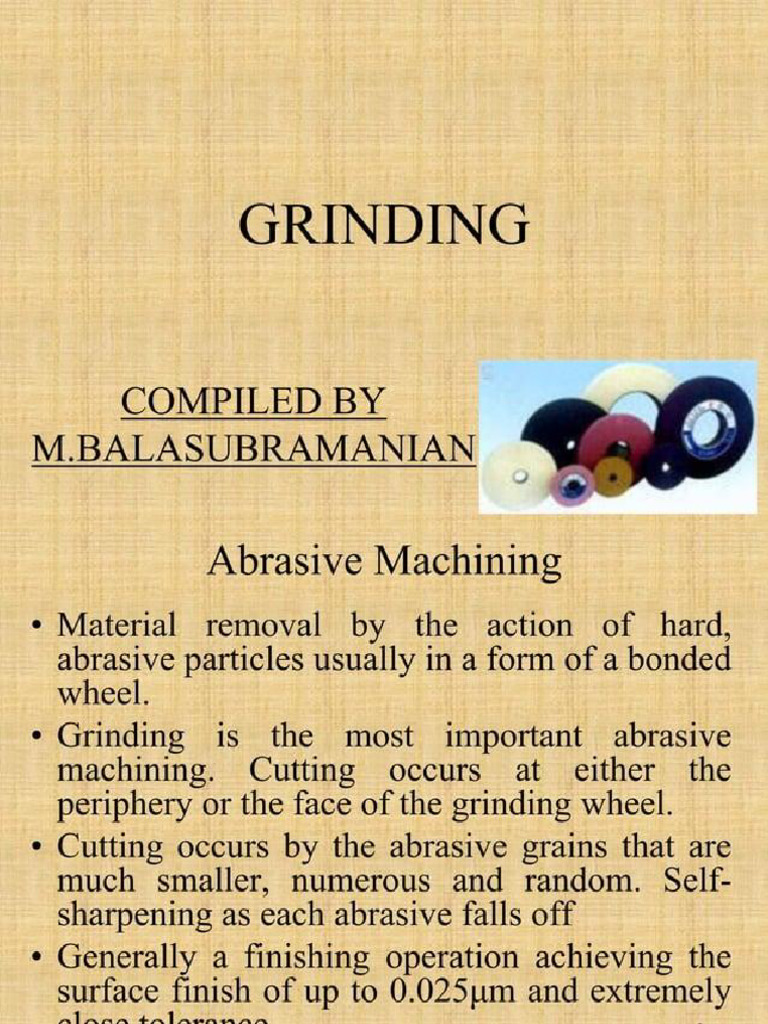 Grinding | PDF