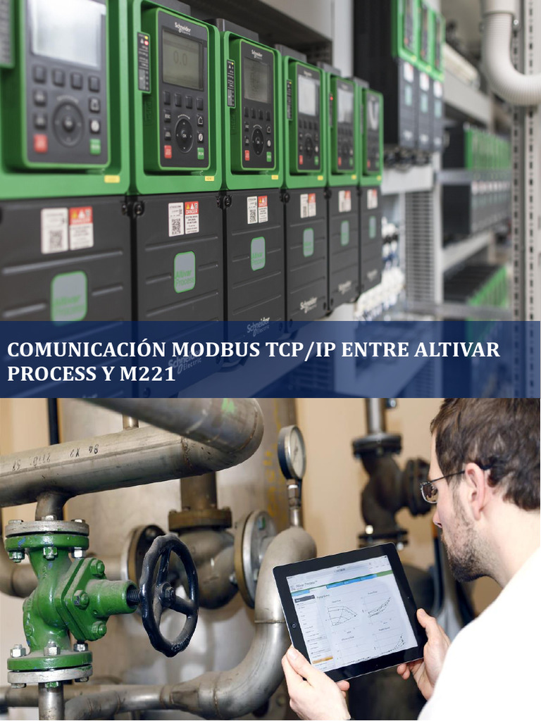 Modbus TCP IP - Altivar Process - M221 | PDF | Dirección IP | Protocolo de Control de Transmisión