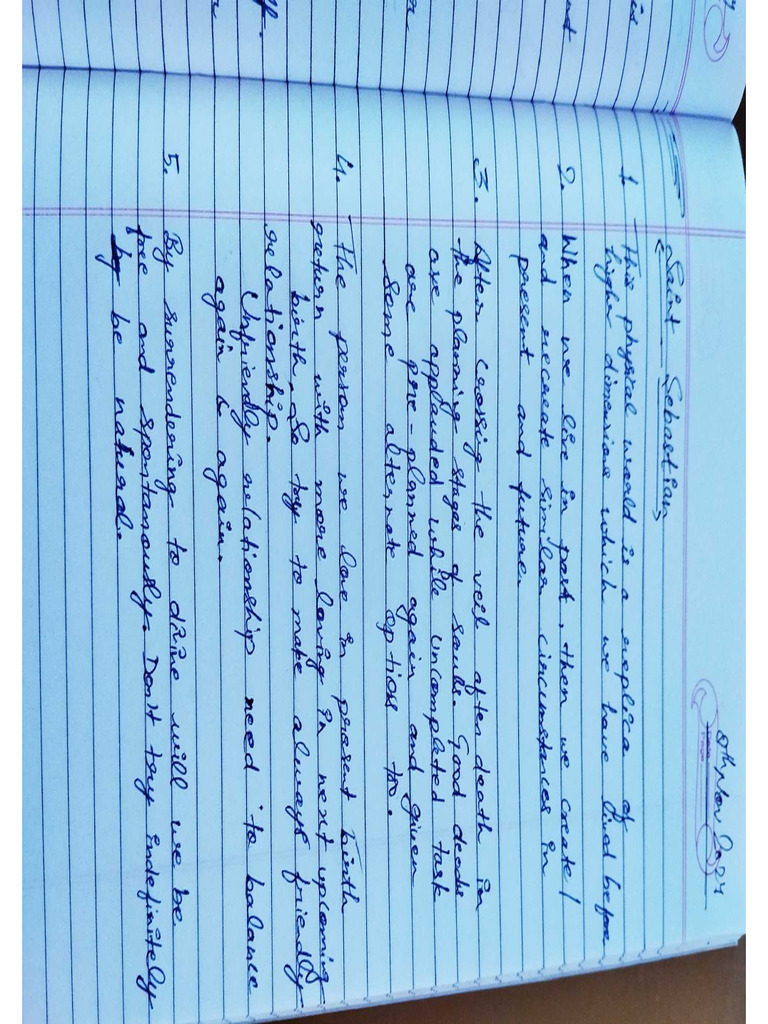 My Spiritual Notes | PDF