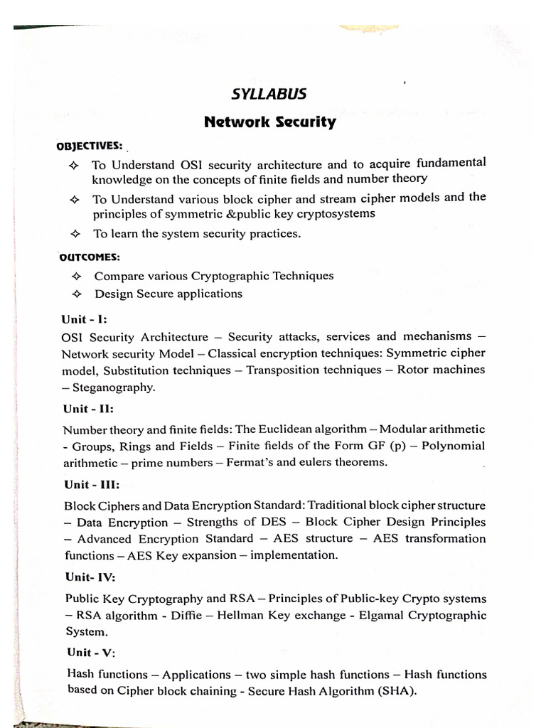 Network Security Sem 5 | PDF | Computers