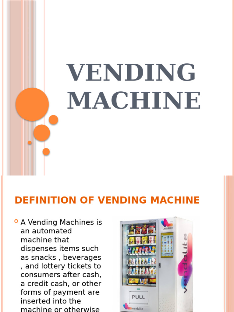 Vending Machine by Mmvds | PDF | Business | Computers
