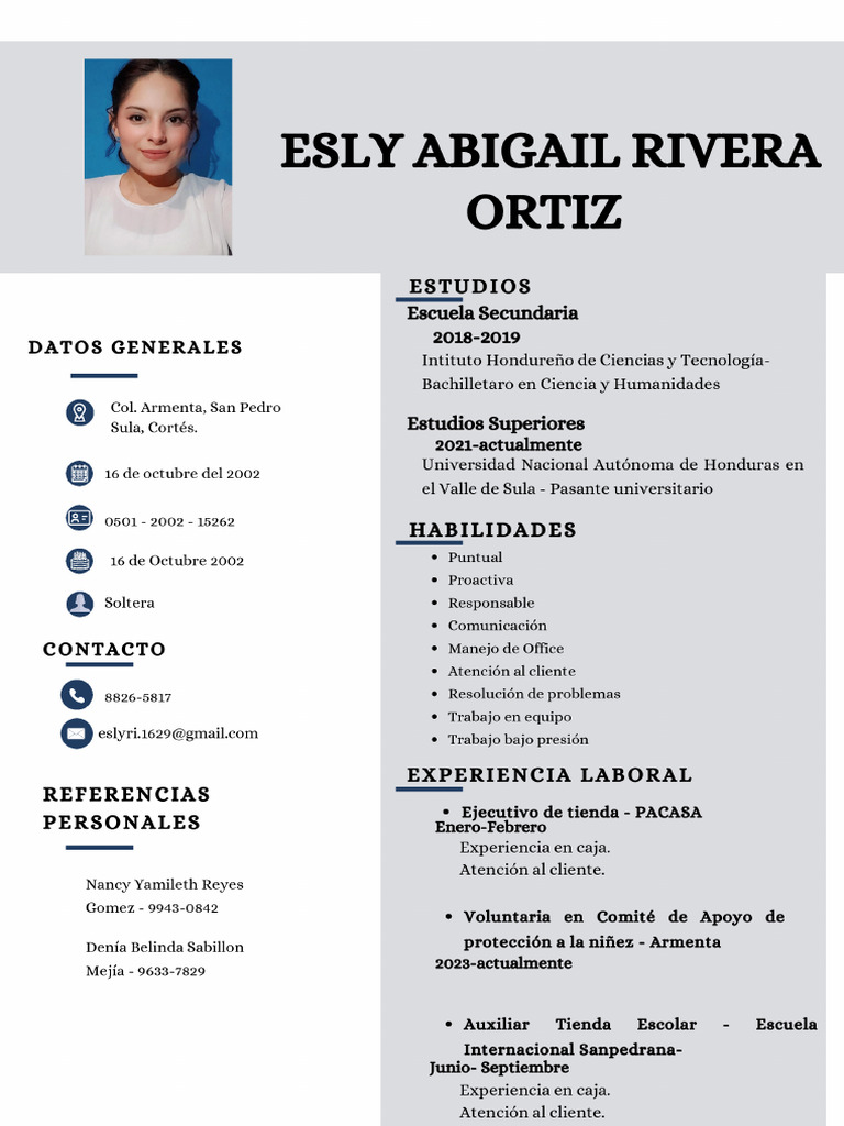 Esly Rivera CV | PDF