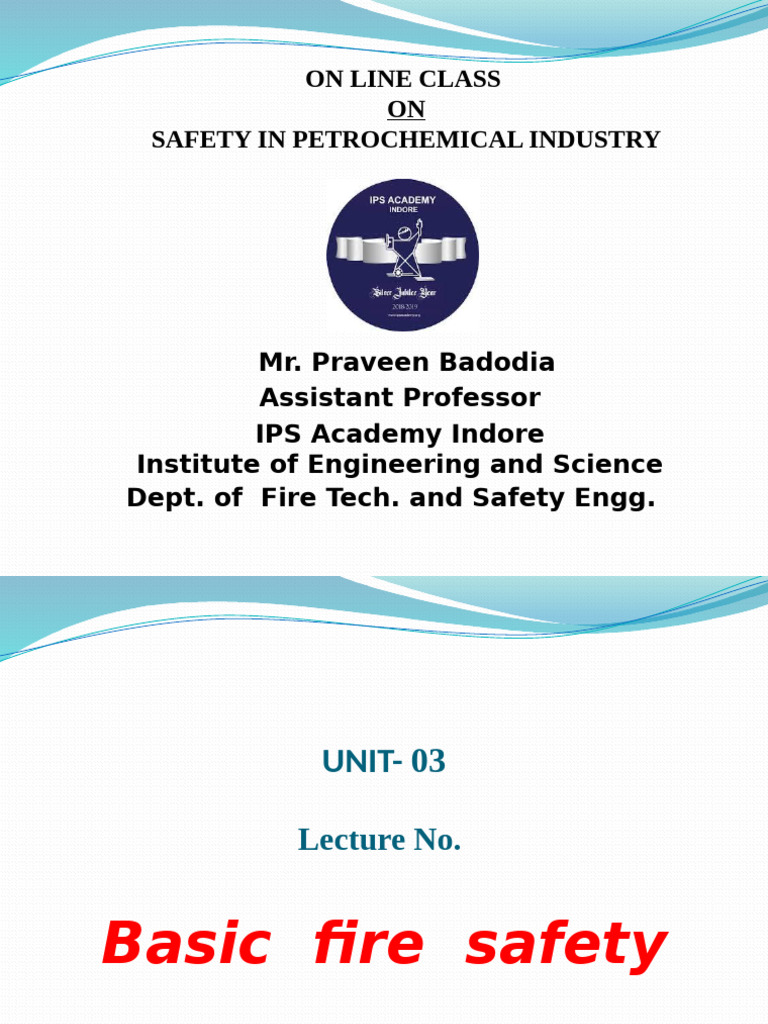 03 Final Basic Fire Safety | PDF | Fires | Firefighting