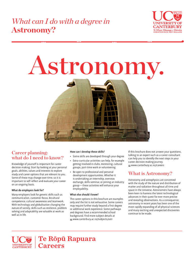 Careers Astronomy UC - Pdf.coredownload | PDF | Astronomy ...