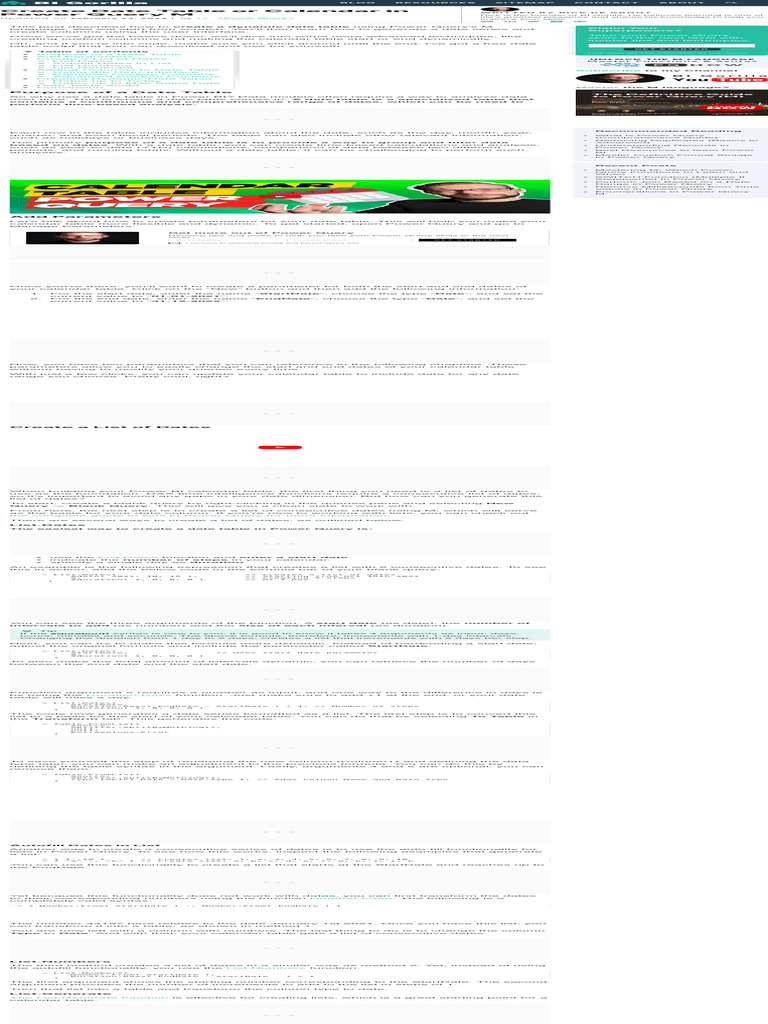Power Query Date Table Guide | PDF | Parameter (Computer Programming ...