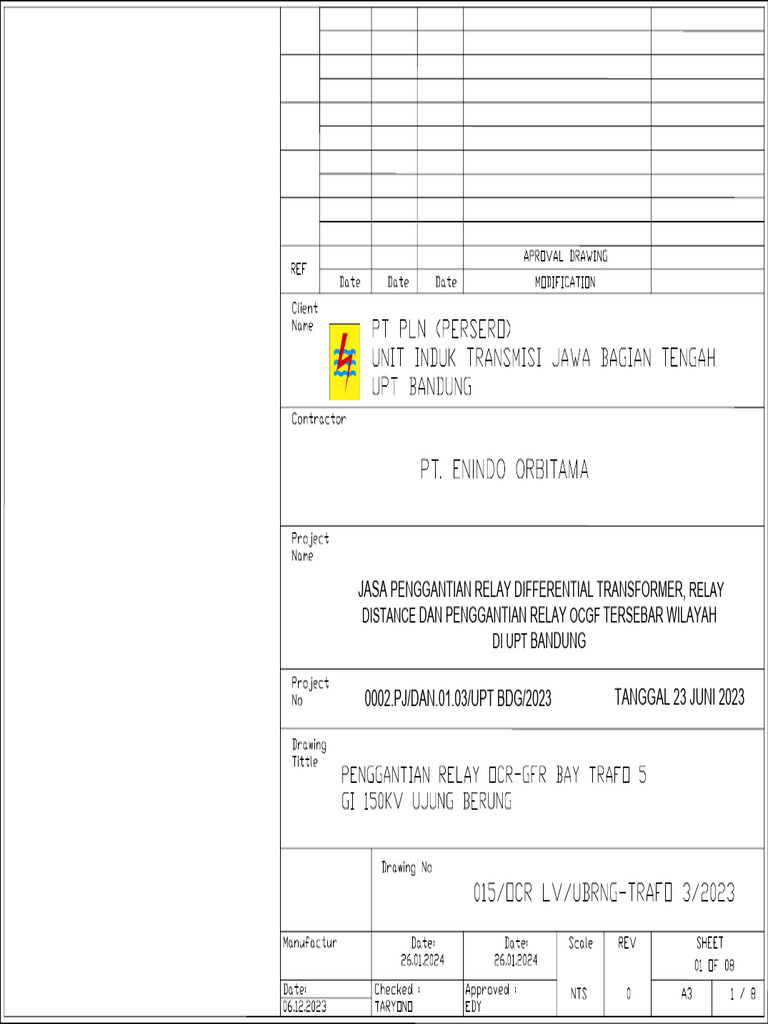 Ocr - Gi Ujungberung - Bay Trafo 5 | PDF | Electrical Engineering ...
