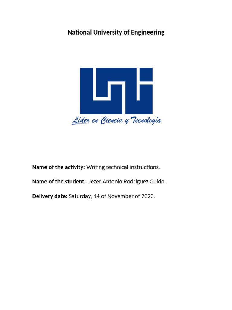 Writing Technical Instructions | PDF | Computers