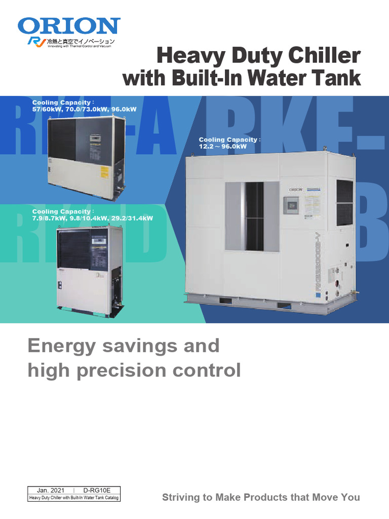 D-RG10E Heavy Duty Chiller 2021.1 | PDF | Heat Exchanger | Power Inverter