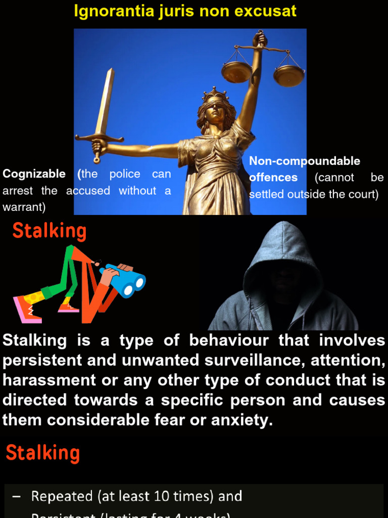 Stalking and Eve Teasing - PPTX 2 PDF | PDF | Stalking | Misconduct