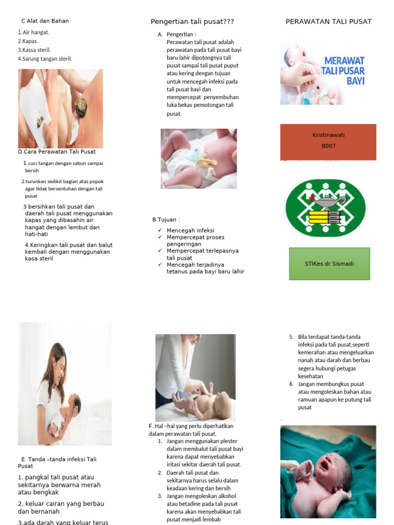 Leaflet Tali Pusat | PDF