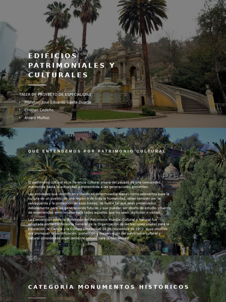 Edificios Patrimoniales y Culturales | PDF | Patrimonio cultural